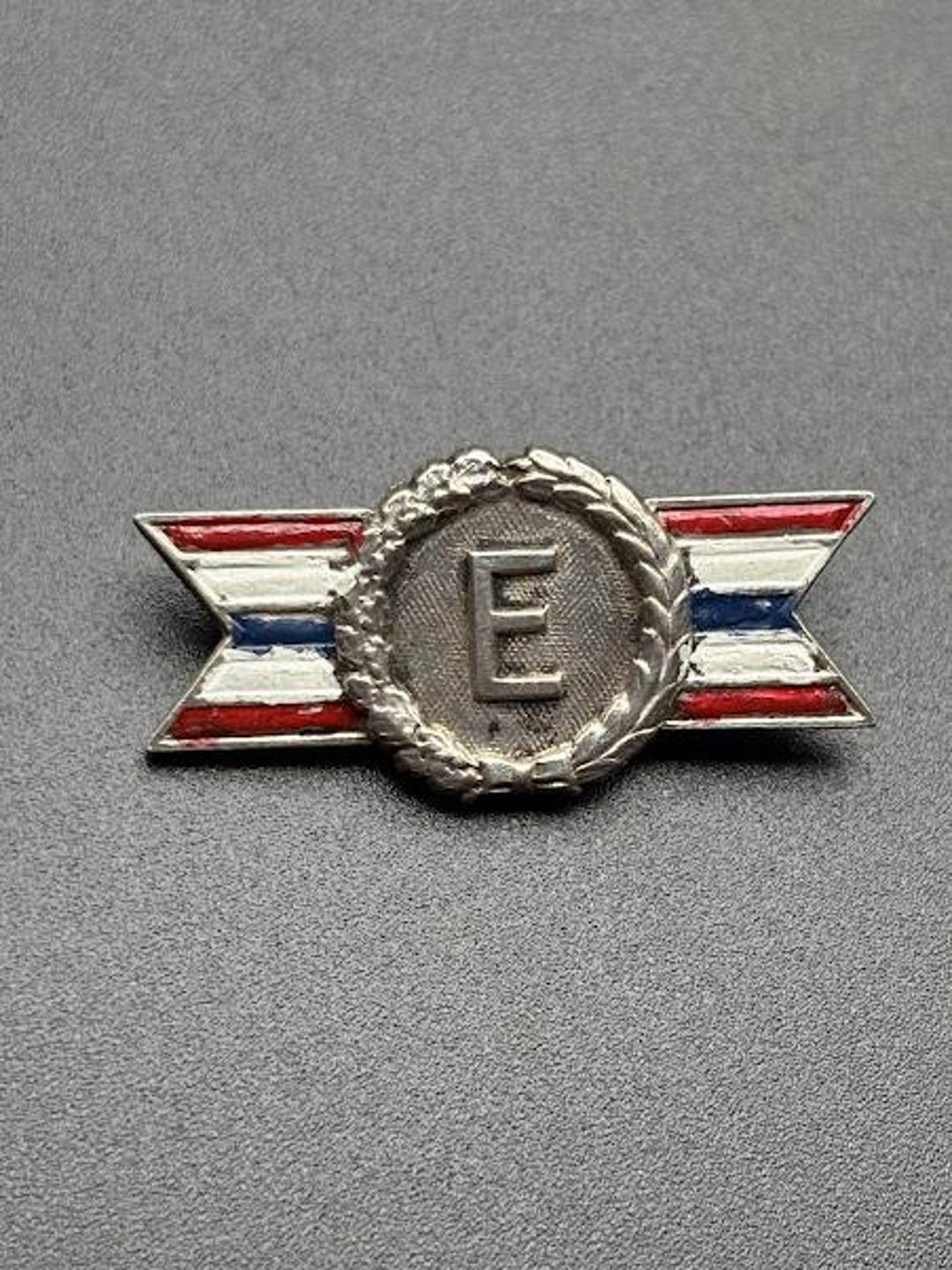 Vintage WW2 Army Navy "e" Award Production Badge Sterling Silver - Etsy