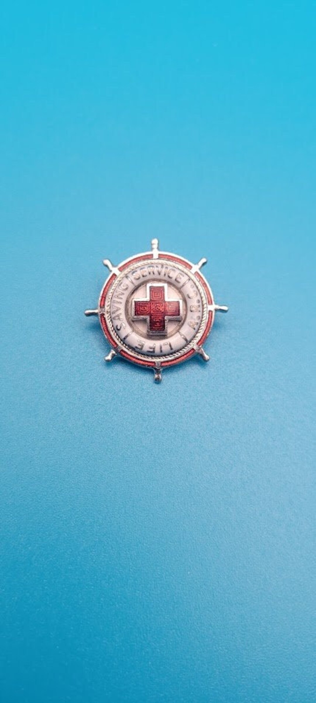 Vintage Red Cross Life Saving Service Arc Enamel Pin - Etsy
