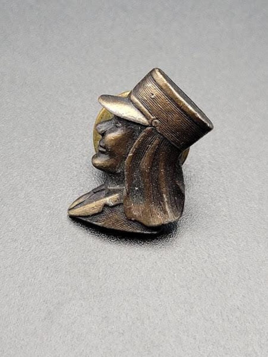 Vintage Soldier Military Bust Lapel Pin Cap Wearing Soldier Pin - Etsy