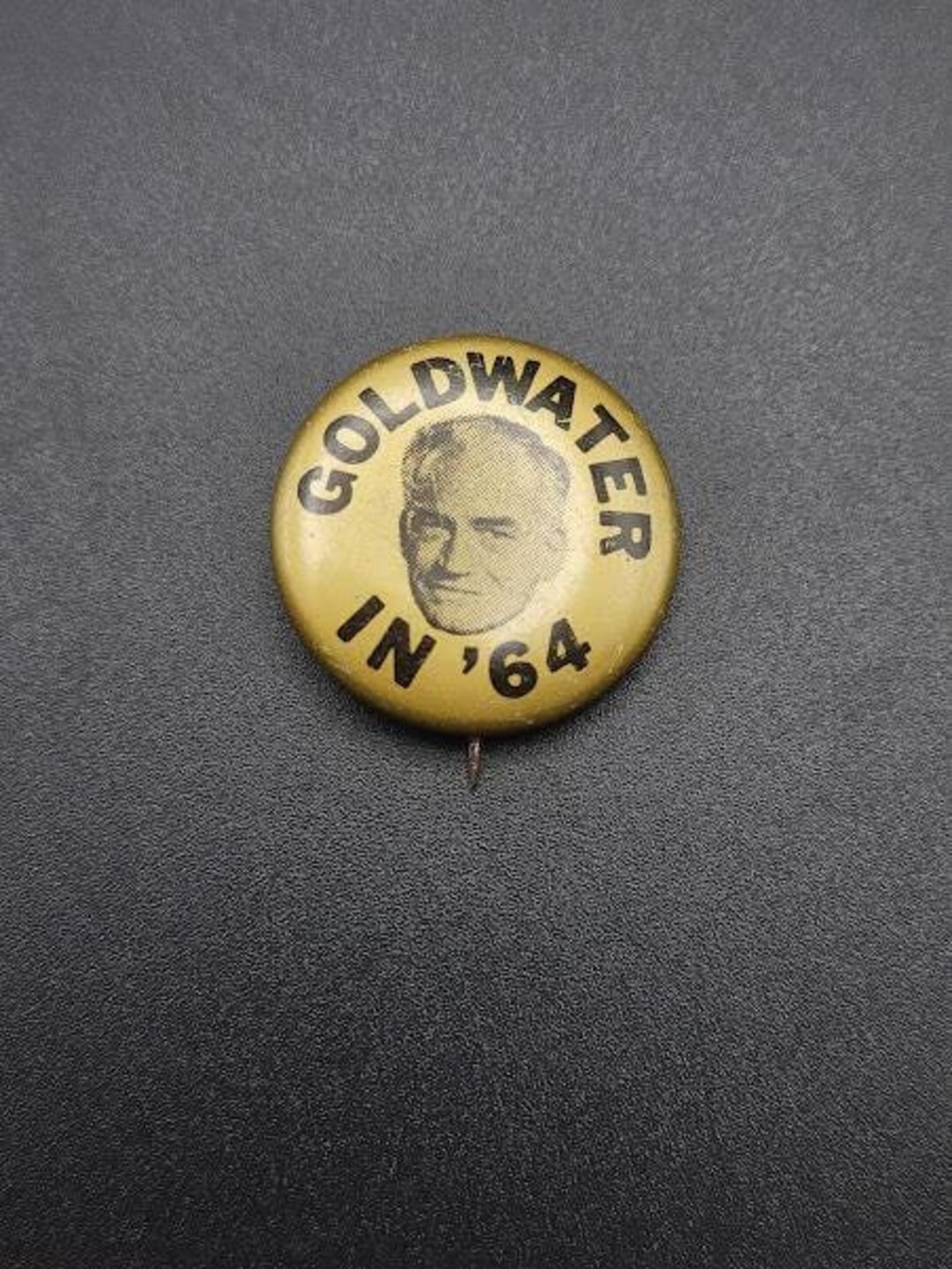 Vintage Goldwater in 64 Pin Back Button Barry Goldwater Lapel Pin - Etsy