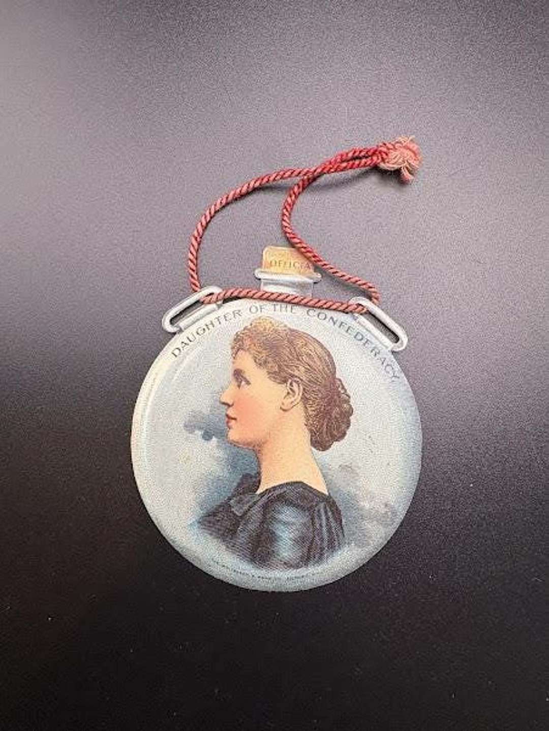 Antique Winnie Davis Official Reunion Louisville Celluloid Badge Circa ...