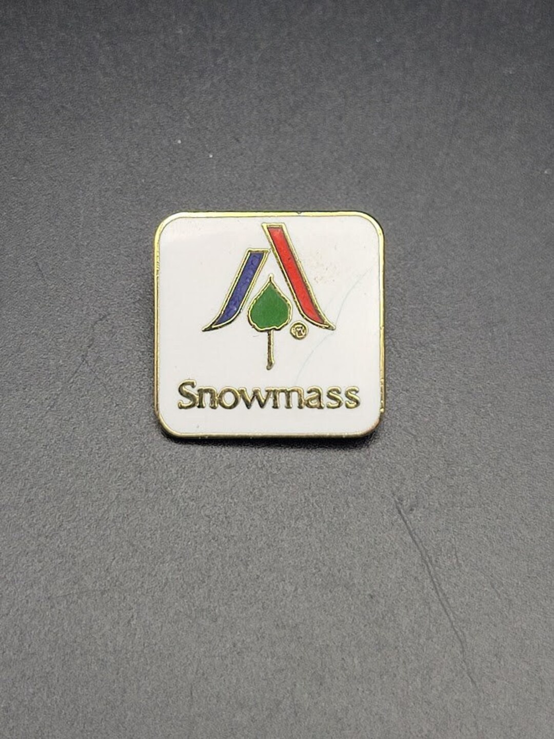 Vintage Snowmass Lapel Pin Skiing Resort Brooch - Etsy