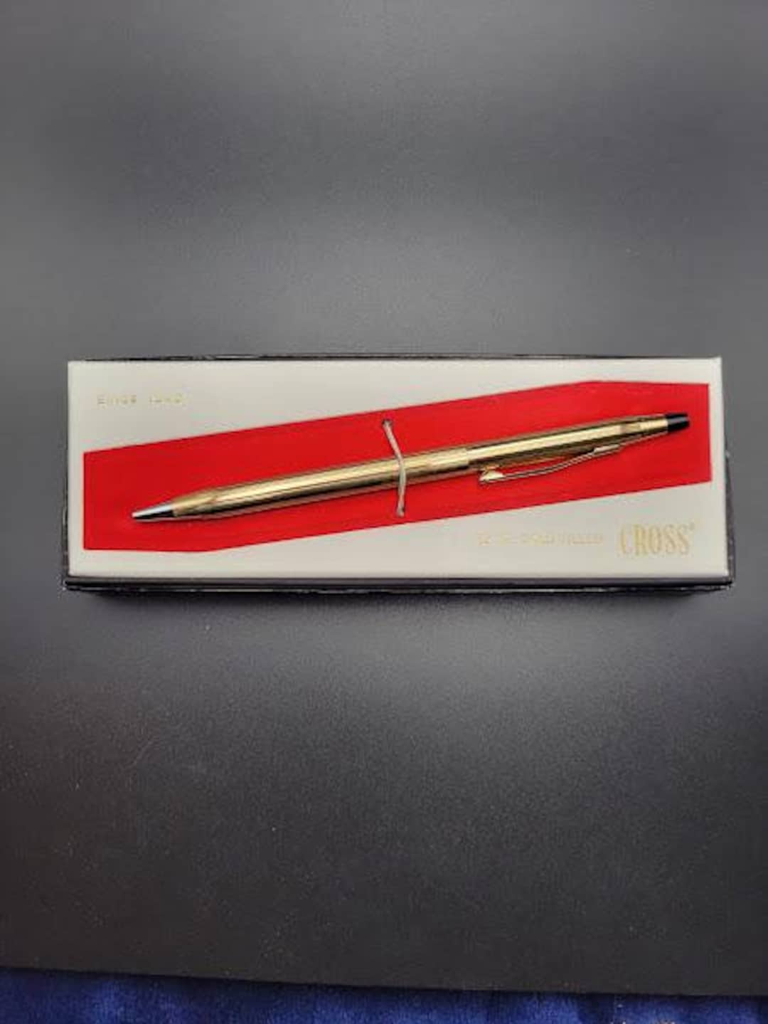 Vintage Cross Ballpoint Pen 12kt Gold Filled Cross Pen No - 6602 - Etsy