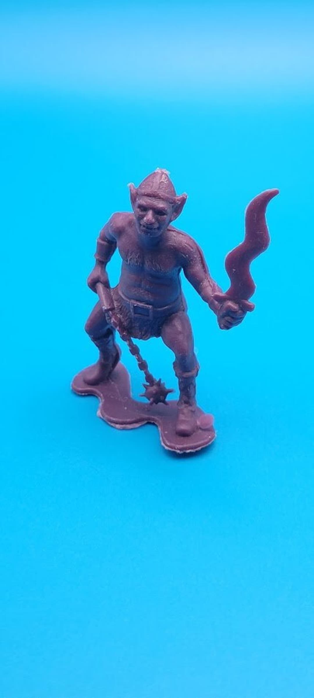 Dragonriders of Styx DFC Vintage Plastic Miniature Orge Purple Mace and ...