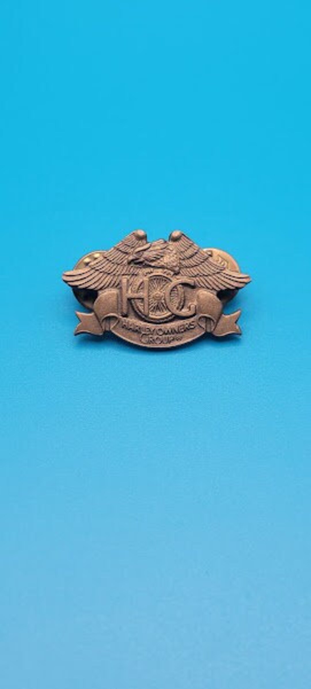 Vintage Harley Davidson Owners Group Lapel Pin 1983 Hog Motorcycle Pin ...