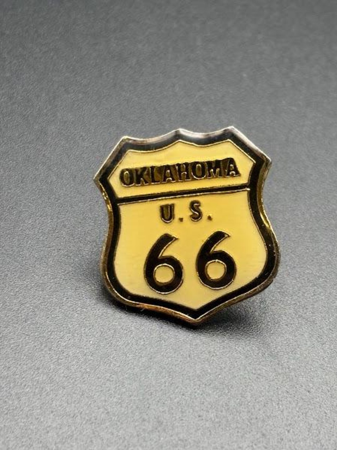 Vintage Oklahoma Lapel Pin U.S. 66 Souvenir - Etsy