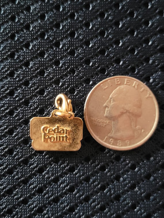 Vintage Cedar Point Gemini 1978 Keychain Charm RARE - Gem