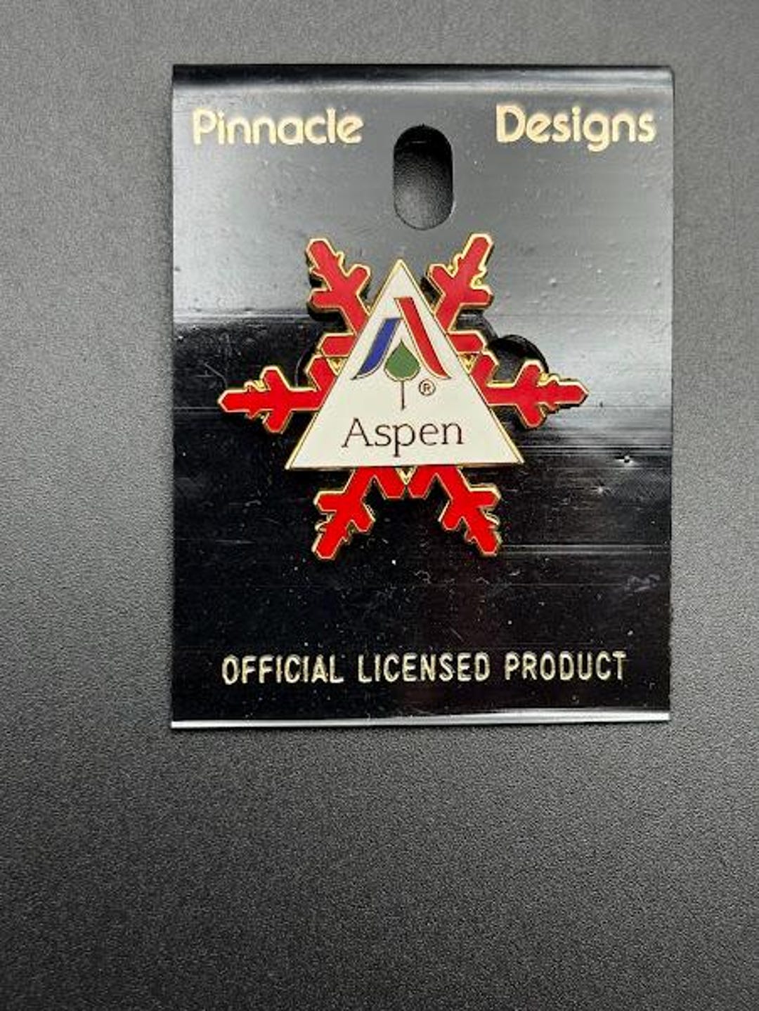 Aspen Colorado Ski Resort Lapel Pin Gold Tone Souvenir - Etsy