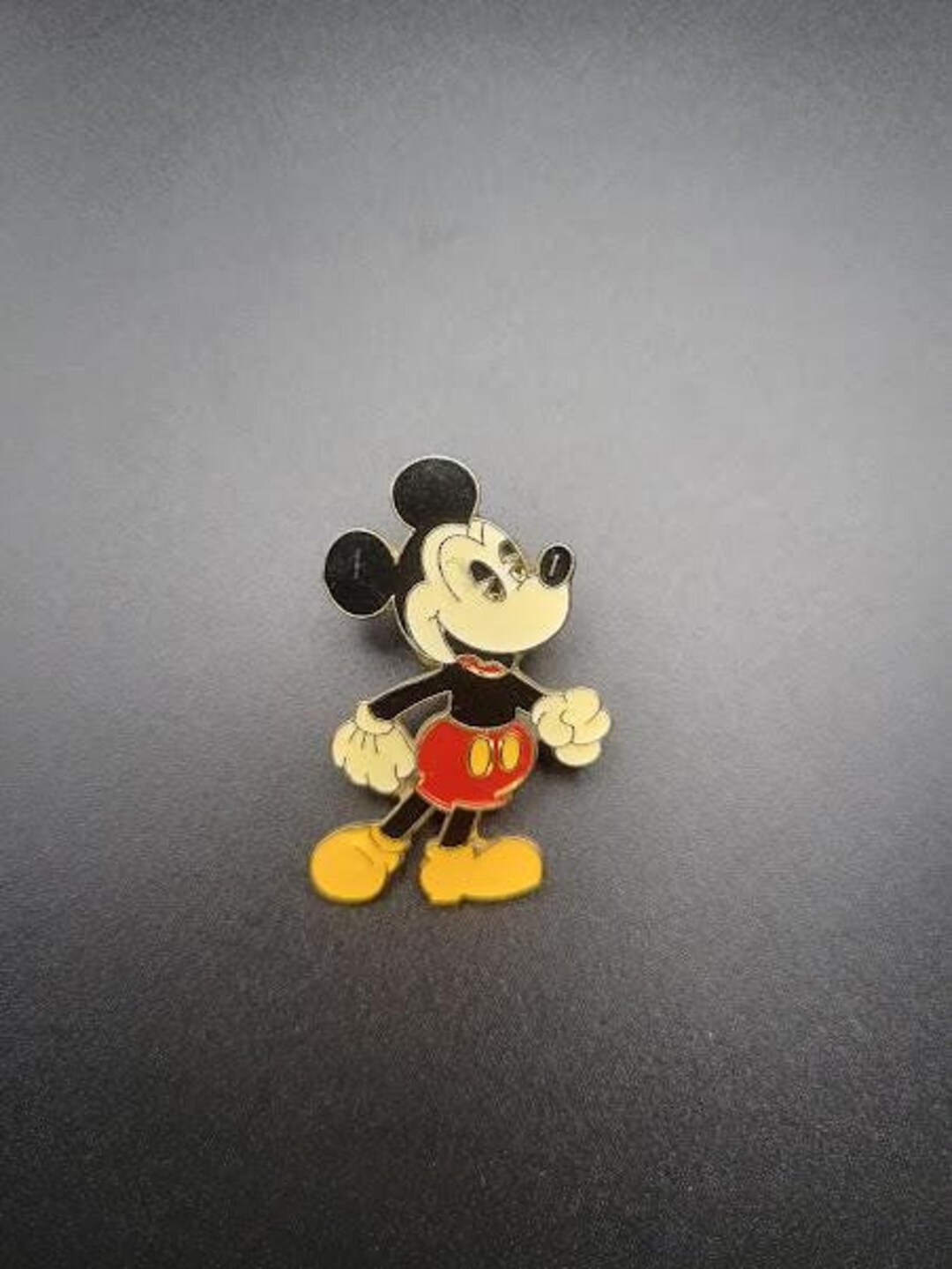 Vintage Mickey Mouse Pin Walt Disney World Lapel Pin Gold Tone - Etsy