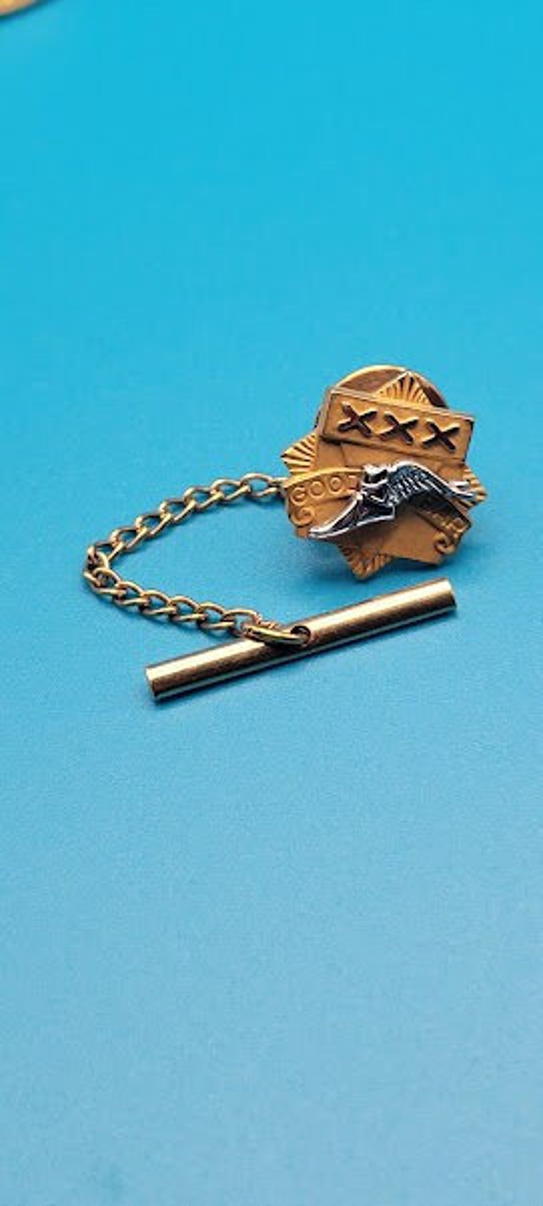 Vintage Goodyear Employee Service Tie Lapel Pin 1/10k Gold Pin and ...