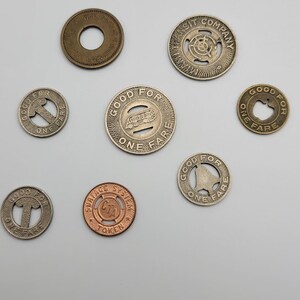 Transit Coins Vintage Railway, Tunnel, Bus - Etsy