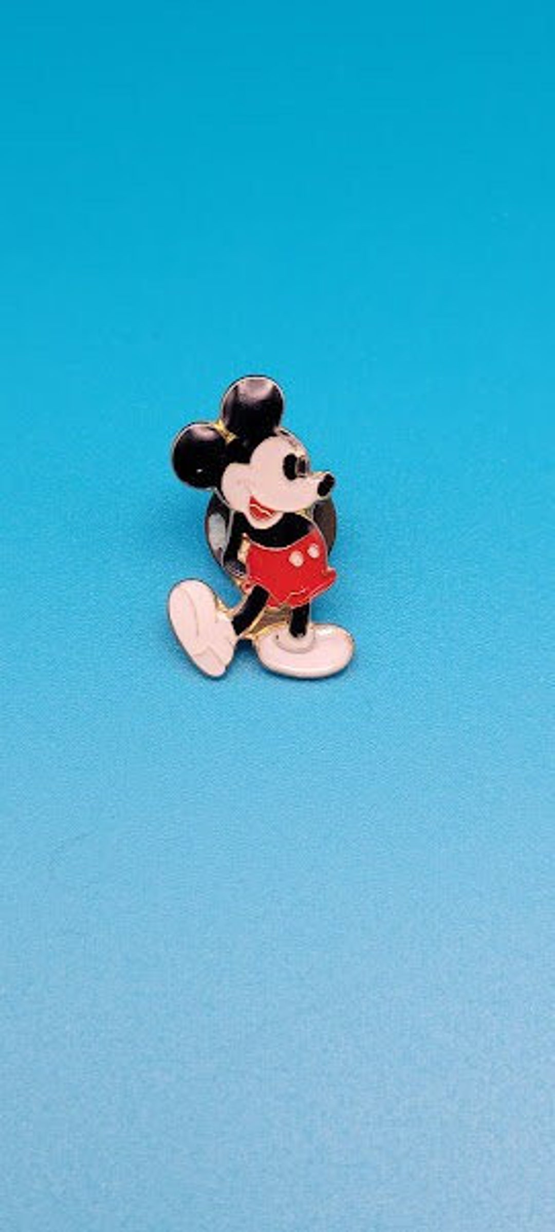 Vintage Mickey Mouse Enamel Pin Disney Lapel Pin - Etsy