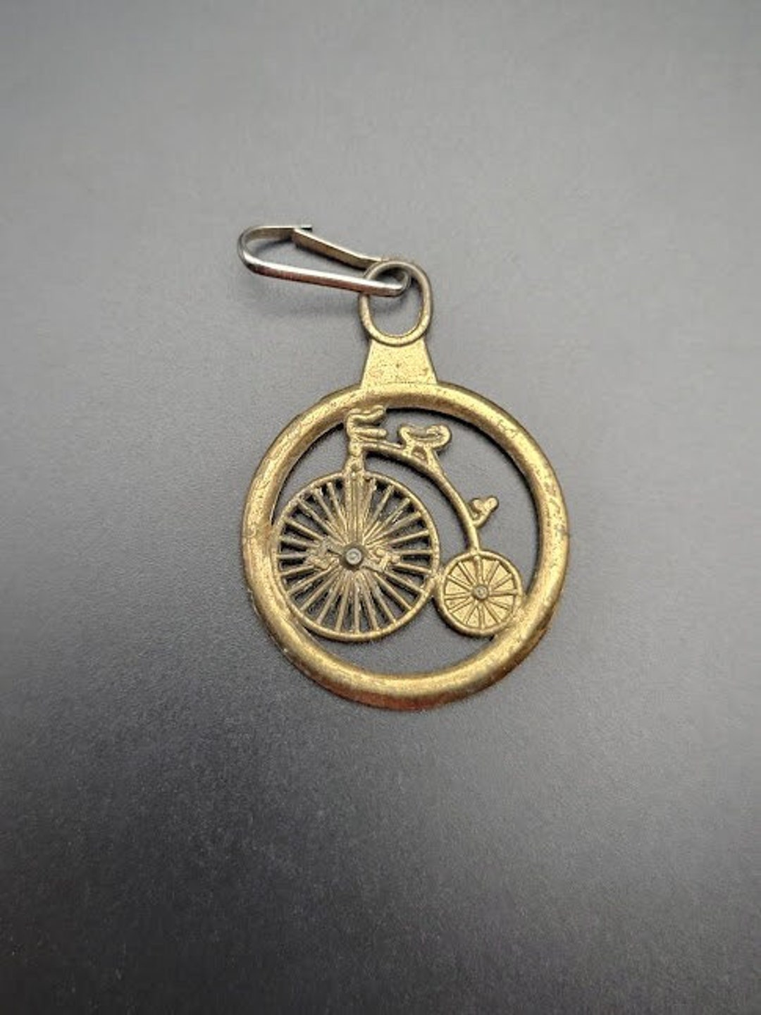 Vintage High Wheel Bicycle Medallion Wheelmen - Etsy