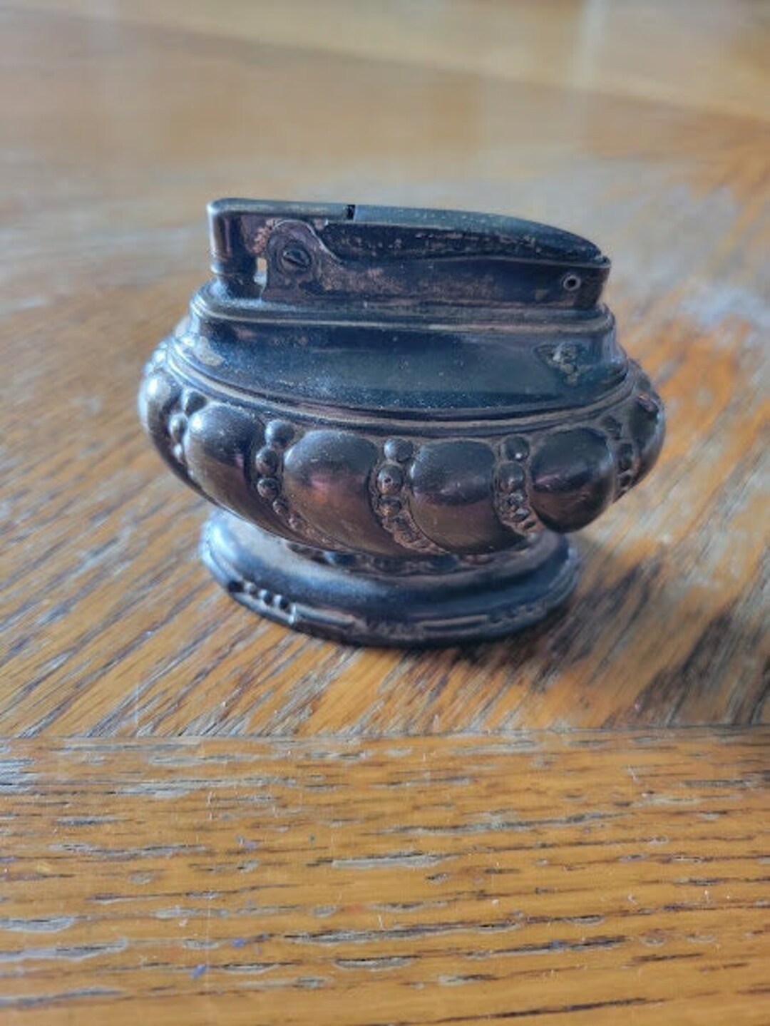 Vintage 1950s Ronson Crown Tabletop Lighter Silver Plated Not Tested ...