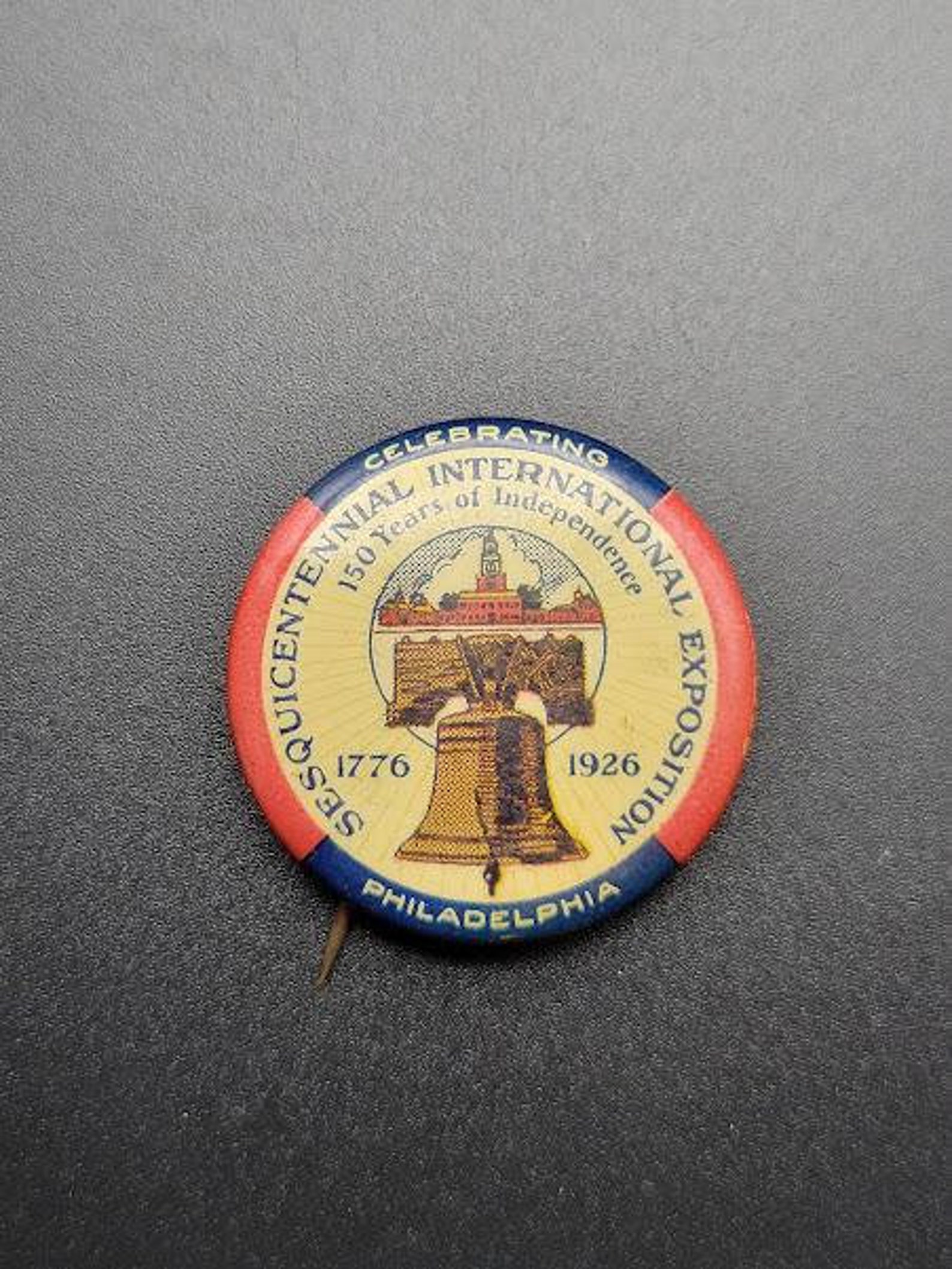 Vintage 150 Years of Independence Pin Back Button Sesquicentennial ...