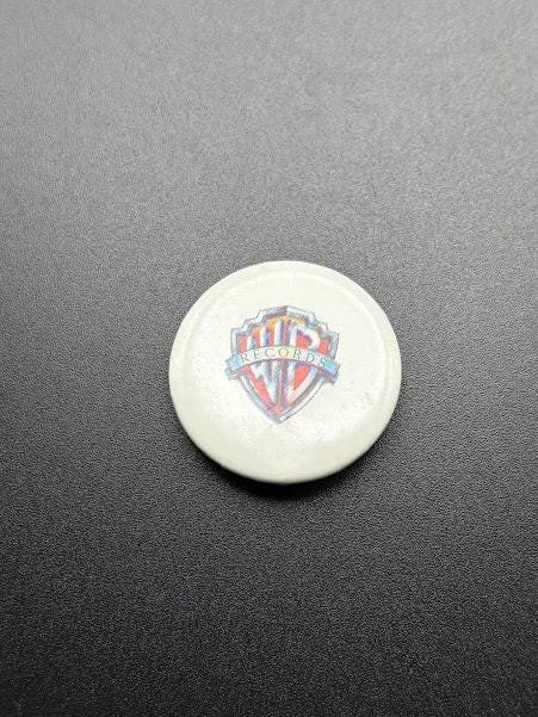 Vintage Warner Brothers Records Pin Back Button - Etsy