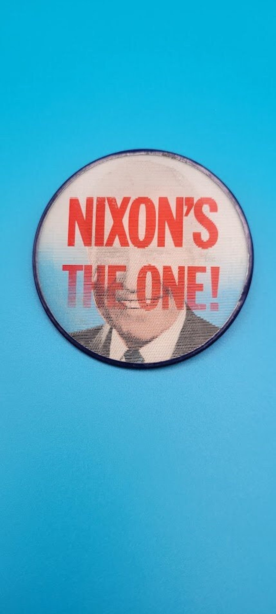 Vintage Nixon's the One Presidential Campaign Flasher Pin - Etsy