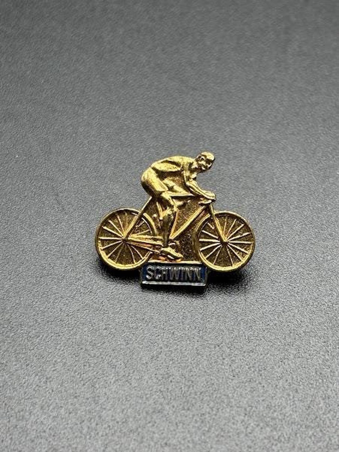 Vintage Schwinn Bicycle Lapel Pin Gold Tone Bicycle Pin - Etsy