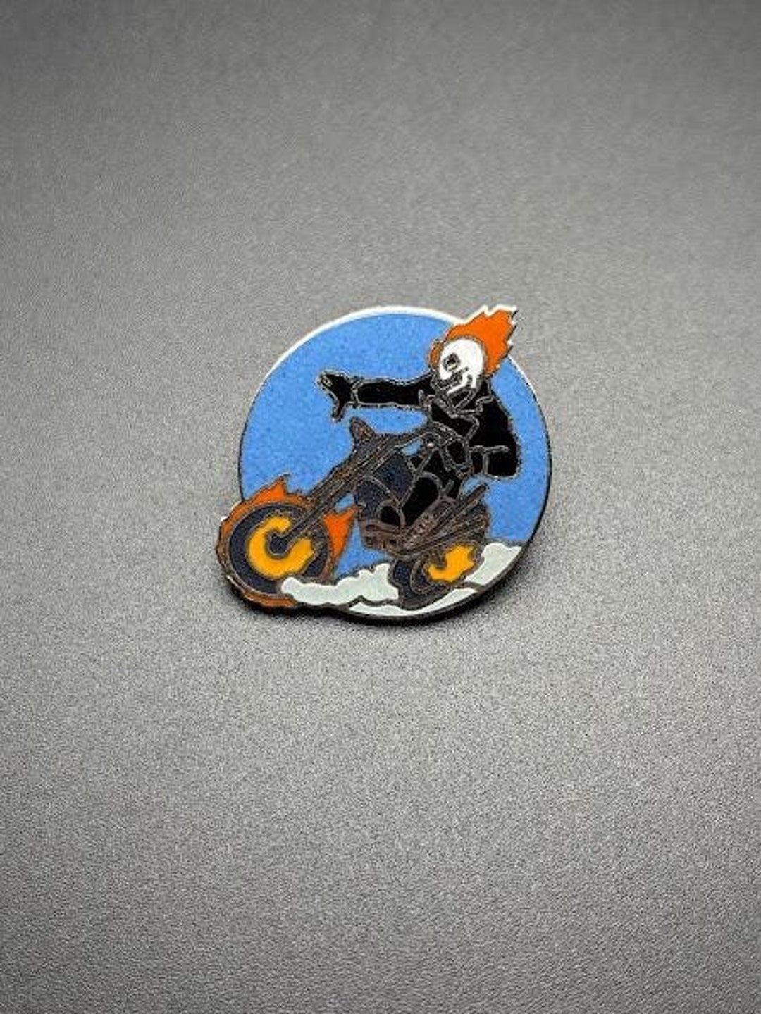 Vintage Ghost Rider Pin Johnny Blaze 1990 Lapel Pin Marvel Planet Pin ...