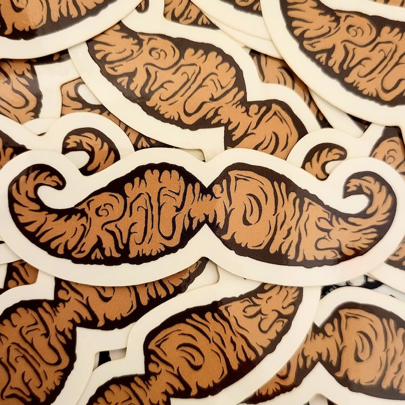 Mustache Stickers - Etsy