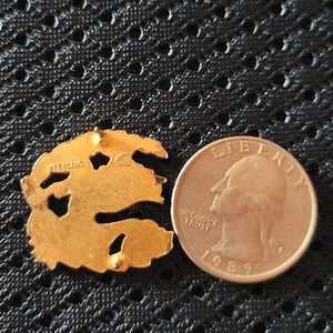 Vintage U.S. Army Crest Headquarters Company No Motto Pin Sterling ...