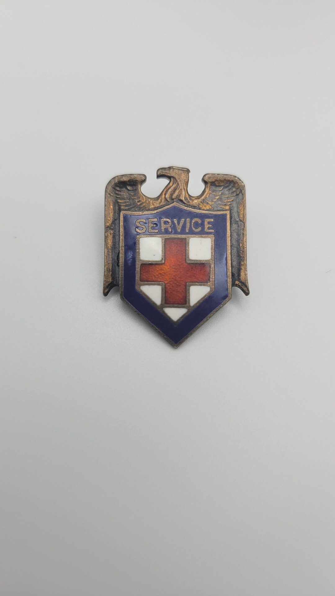 Vintage WWII American Red Cross Pin - Etsy