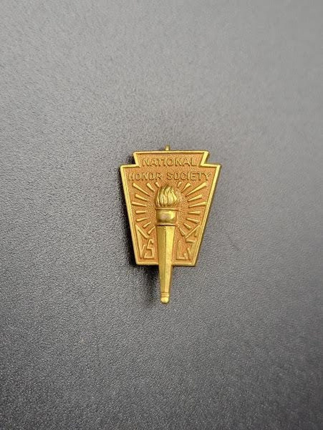 Vintage National Honors Society Pin 1/20 Gold Filled Lapel Pin - Etsy