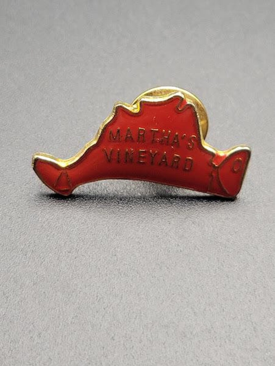 Vintage Martha's Vineyard Lapel Pin Massachusetts State Pin - Etsy