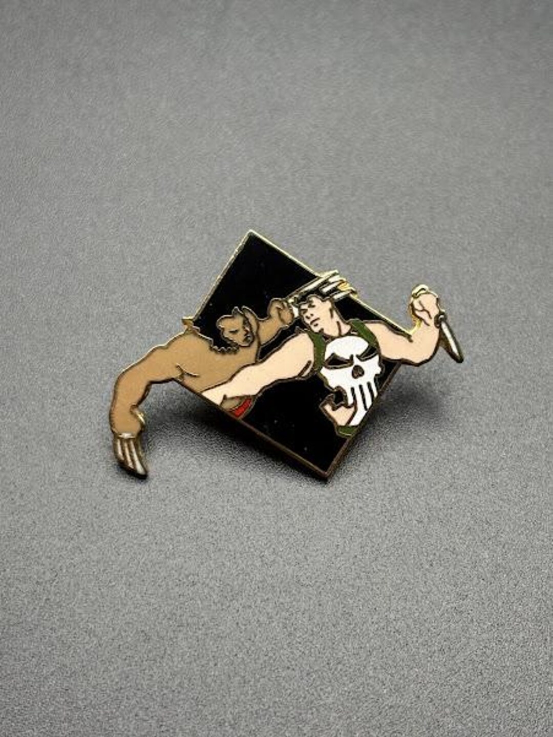 Vintage Planet Studios Marvel Pin Wolverine VS Punisher Lapel Pin #112 ...