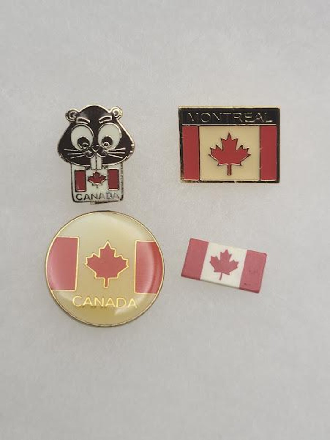 Vintage Canada Pins Canadian Flag Lapel Pins Montreal Pin Sold ...