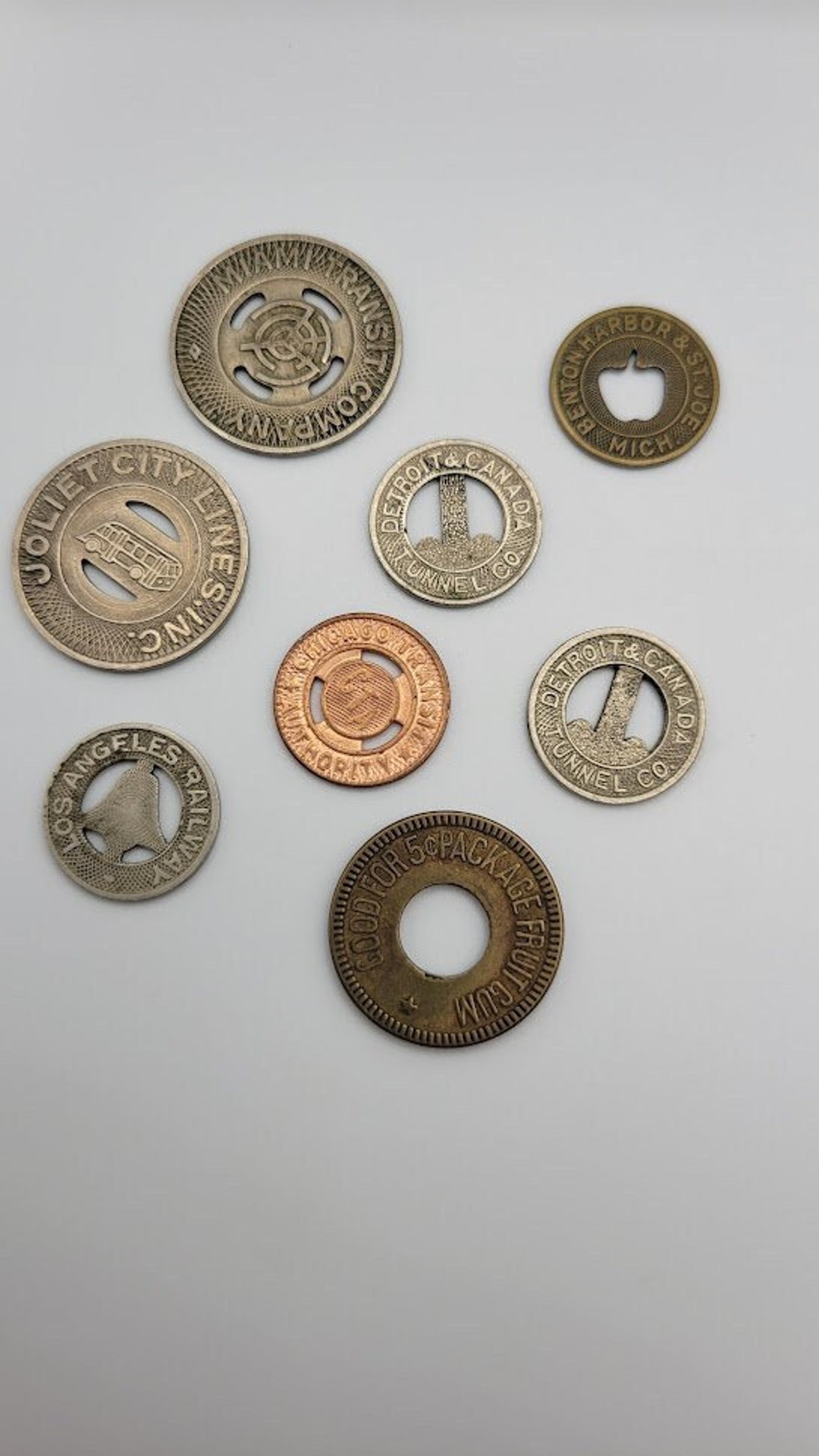 Transit Coins Vintage Railway, Tunnel, Bus - Etsy