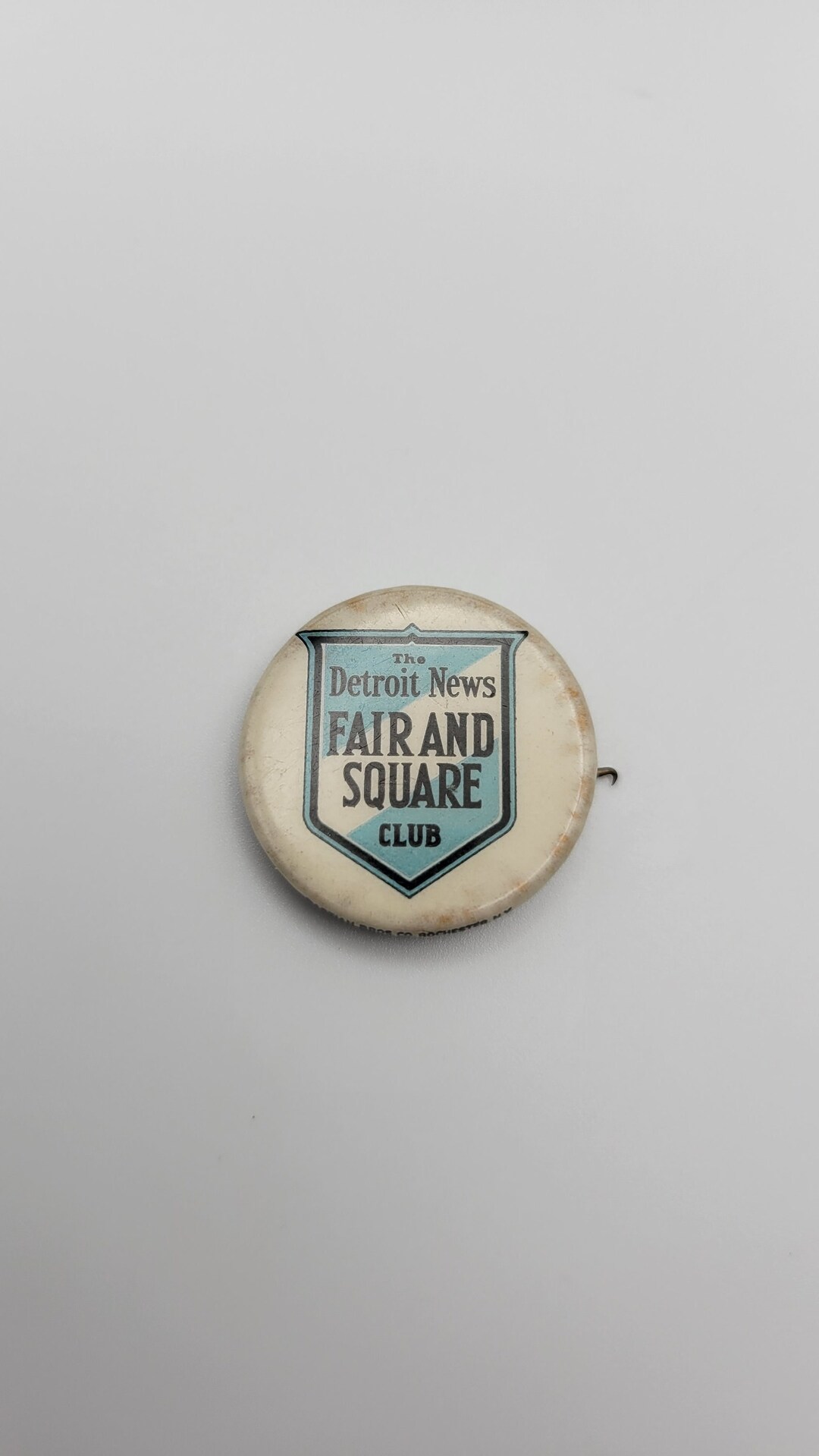 Vintage the Detroit News Fair and Square Pin - Etsy