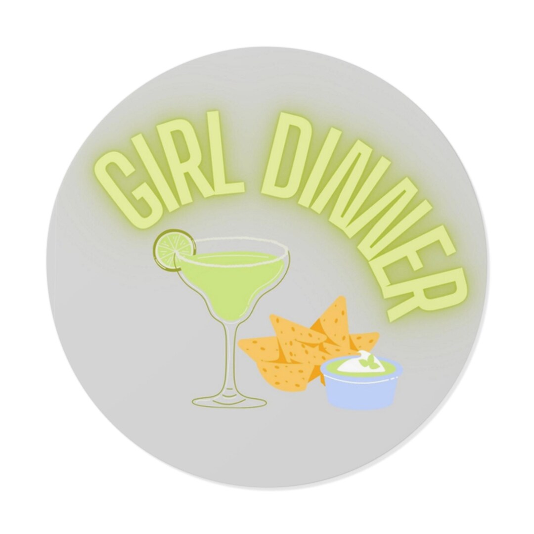 Girl Dinner Sticker - Etsy