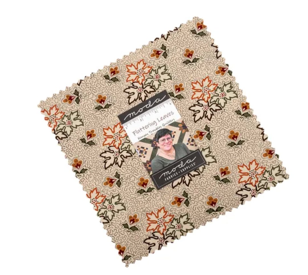 Fluttering Leaves Layer Cake Kansas Troubles Quilters for Moda Fabrics ...
