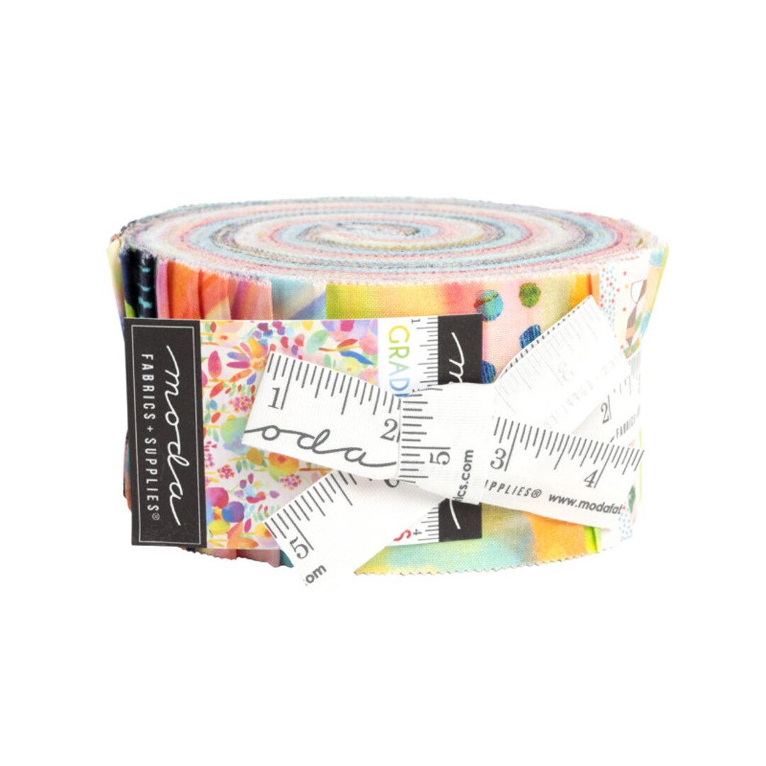 Gradients Aura Jelly Roll by Moda - Etsy