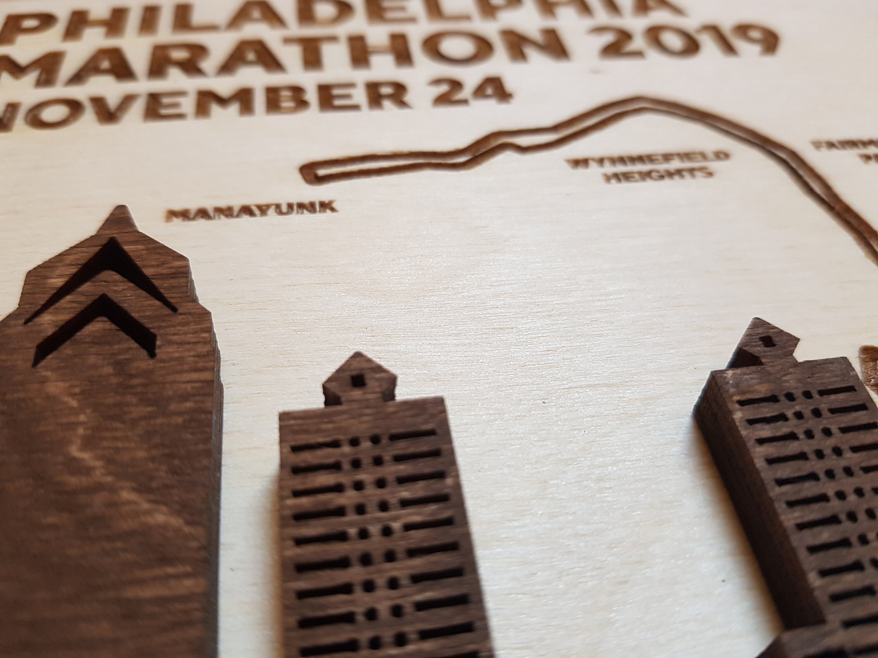 Philadelphia Marathon Finisher Medal Holder With Full Personalization ...