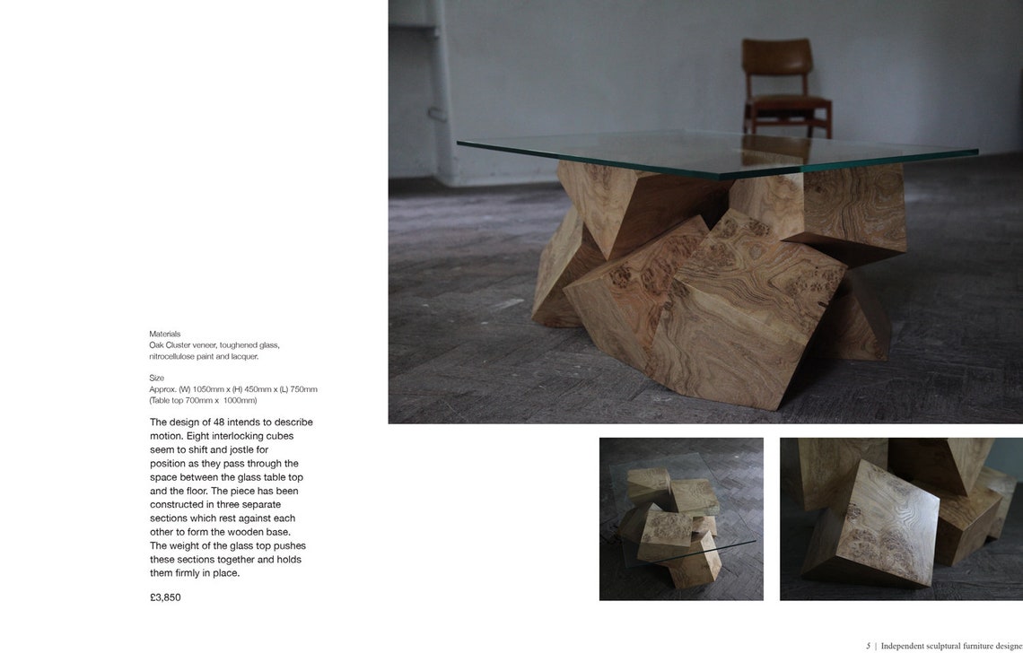 One off Designer Coffee Table: 48 - Etsy UK