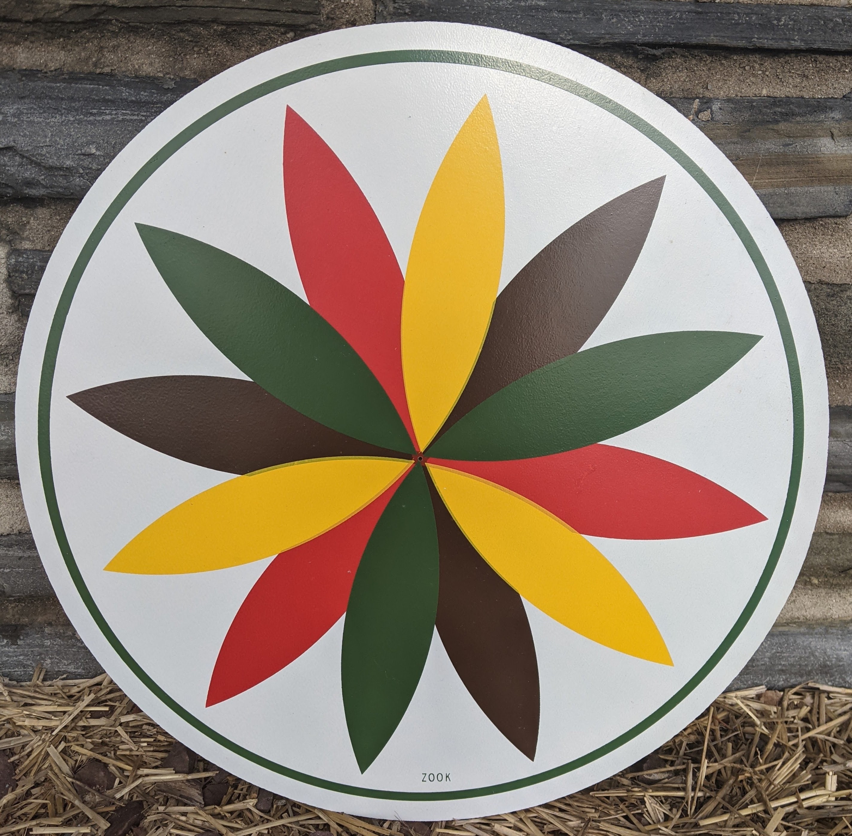 12 Petal Rosette Sign by Jacob Zook - Etsy