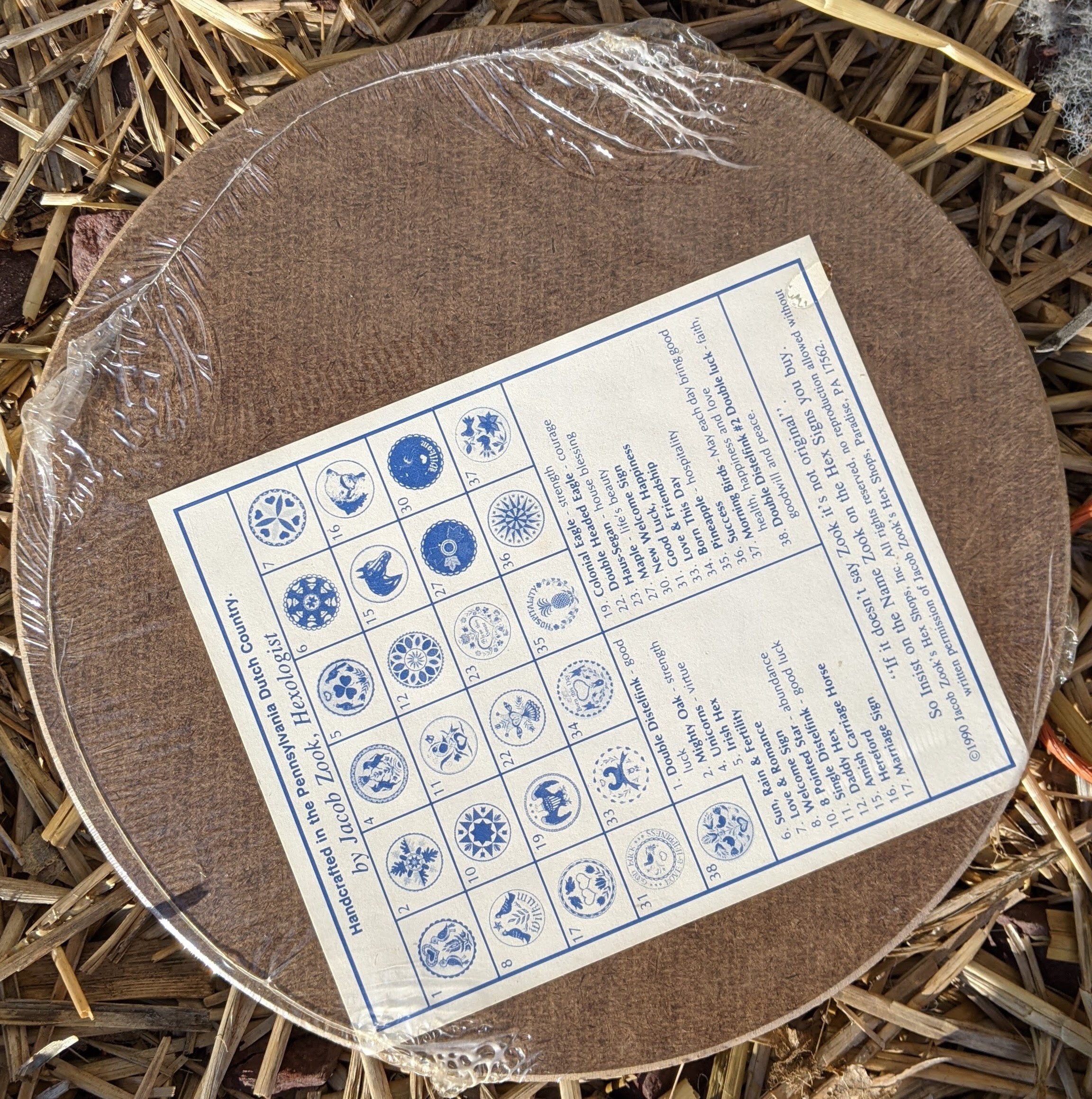 Colonial Eagle Strength Hex Sign by Jacob Zook - Etsy Sweden