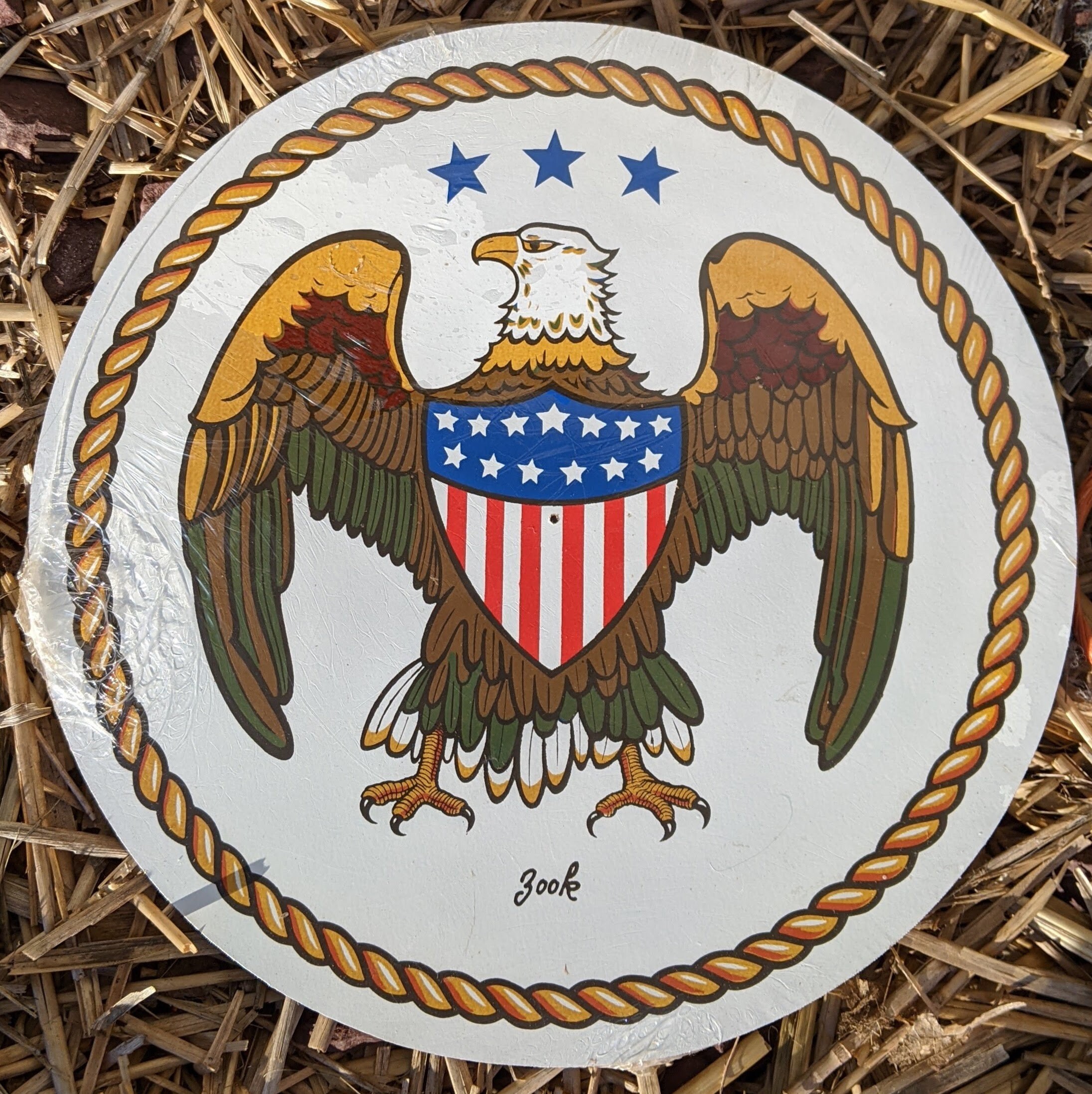 Colonial Eagle Strength Hex Sign by Jacob Zook - Etsy