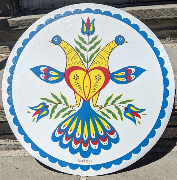 Double Headed Eagle Courage Hex Sign by Jacob Zook | Etsy