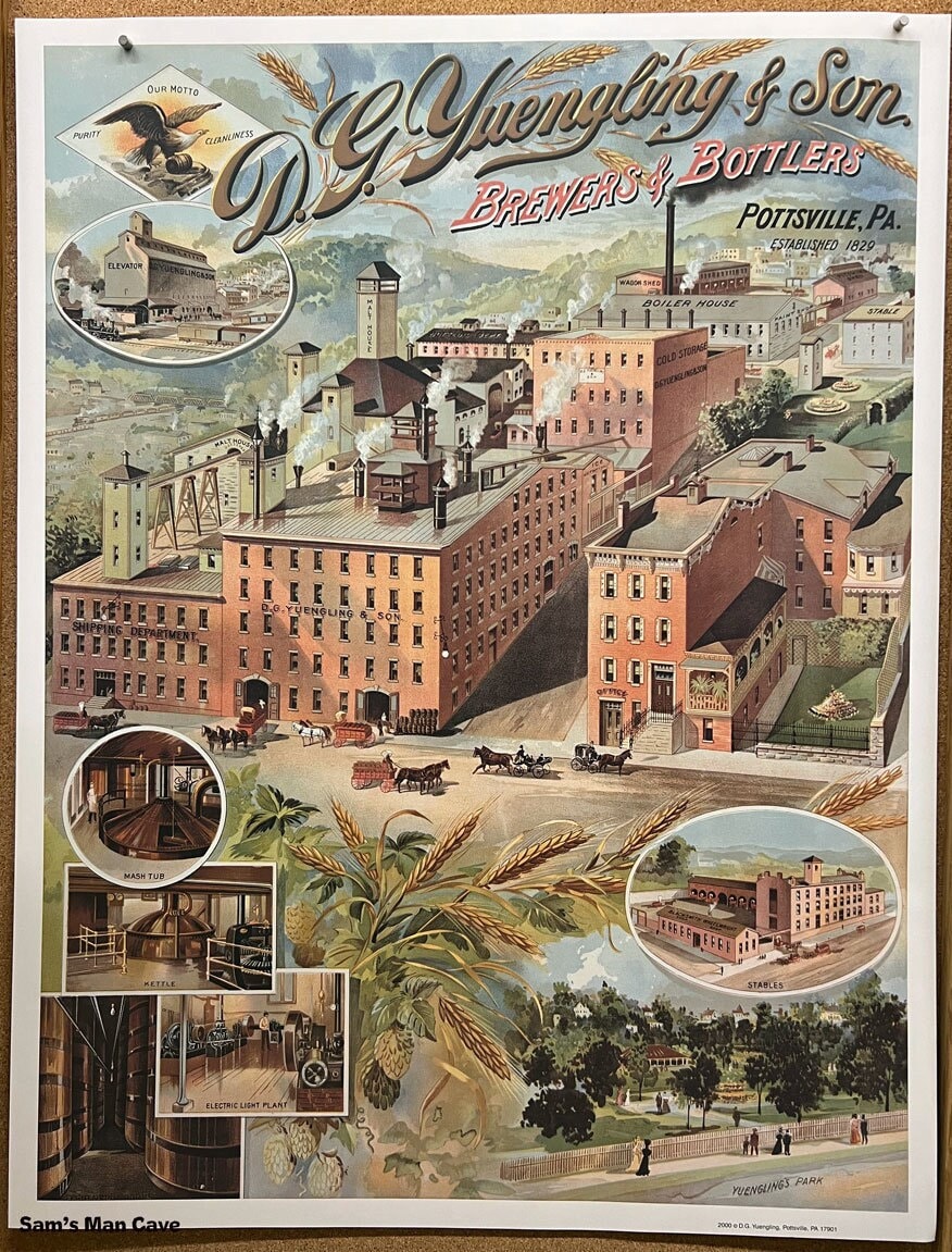 Yuengling Brewery Poster - Etsy