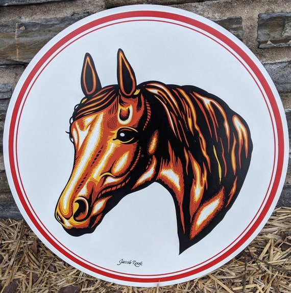 Horse Hex Sign by Jacob Zook - Etsy
