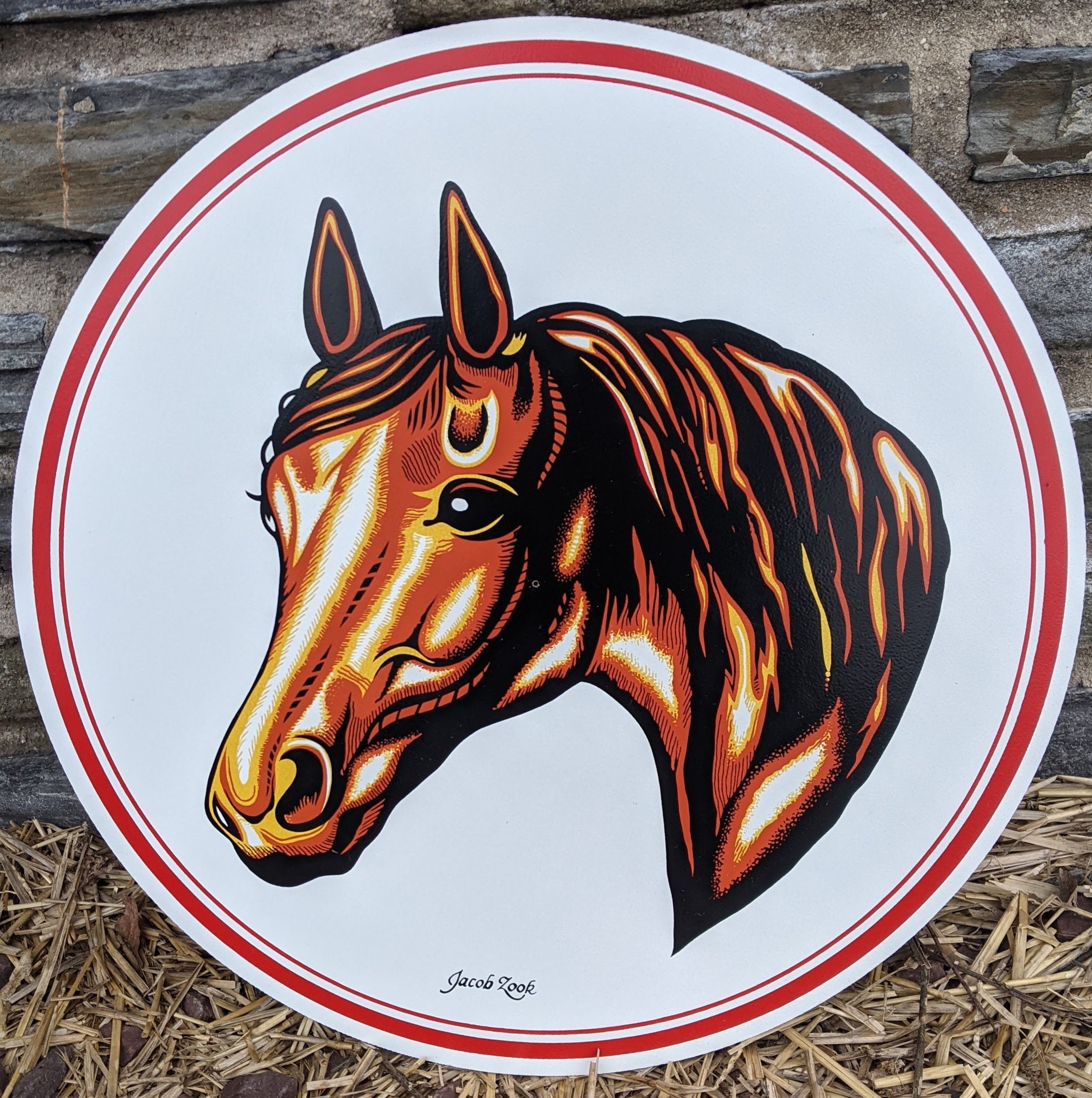 Horse Hex Sign by Jacob Zook - Etsy