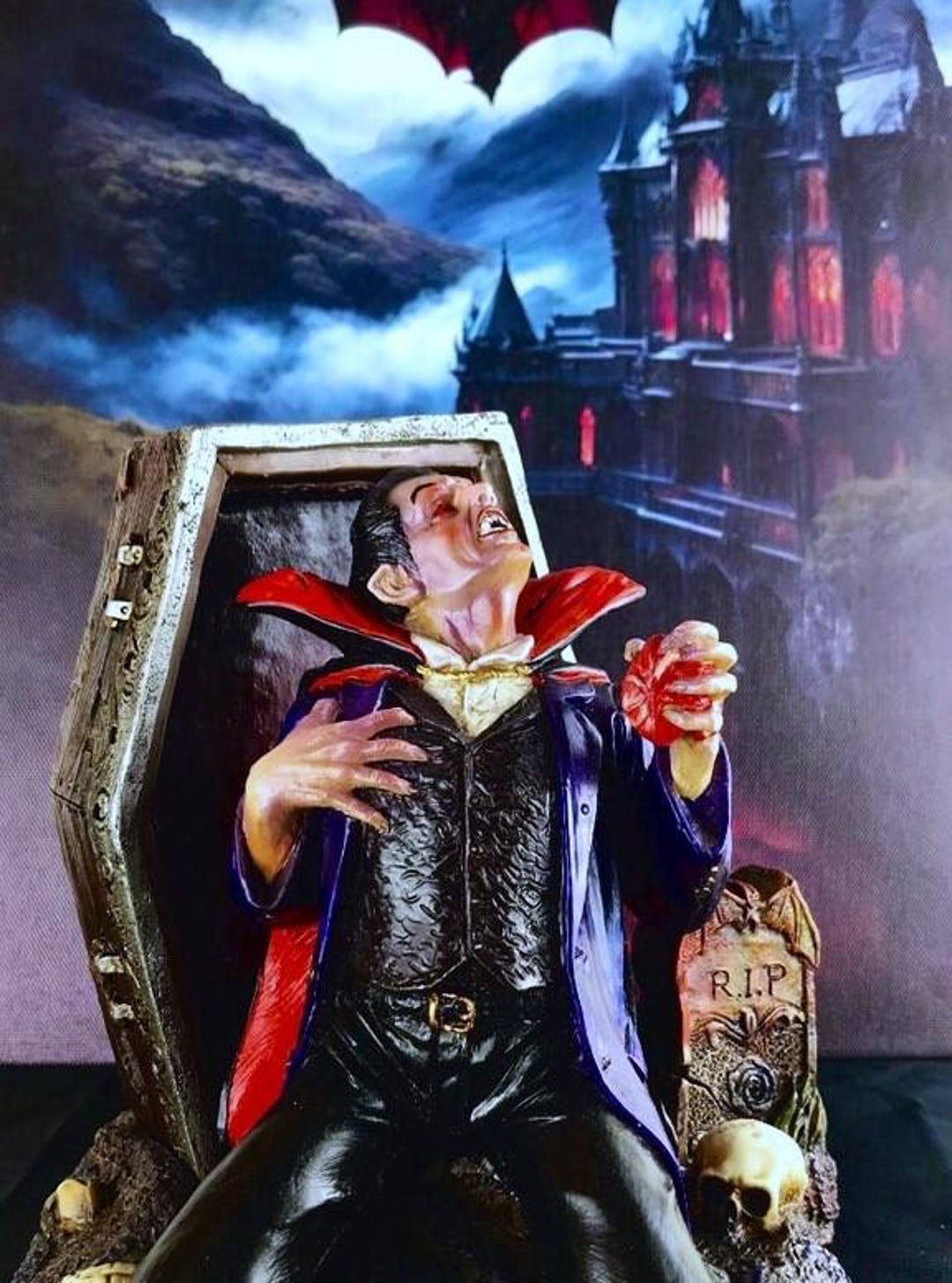 Gothic Decoration, Vampire, Collector's Figure, Gifts, Rarity, Rare ...