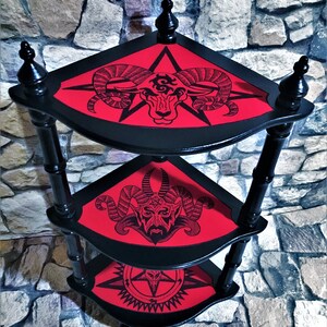 Gothic Furniture, Gothic Decoration, Corner Shelf, Shelf, Bathroom ...