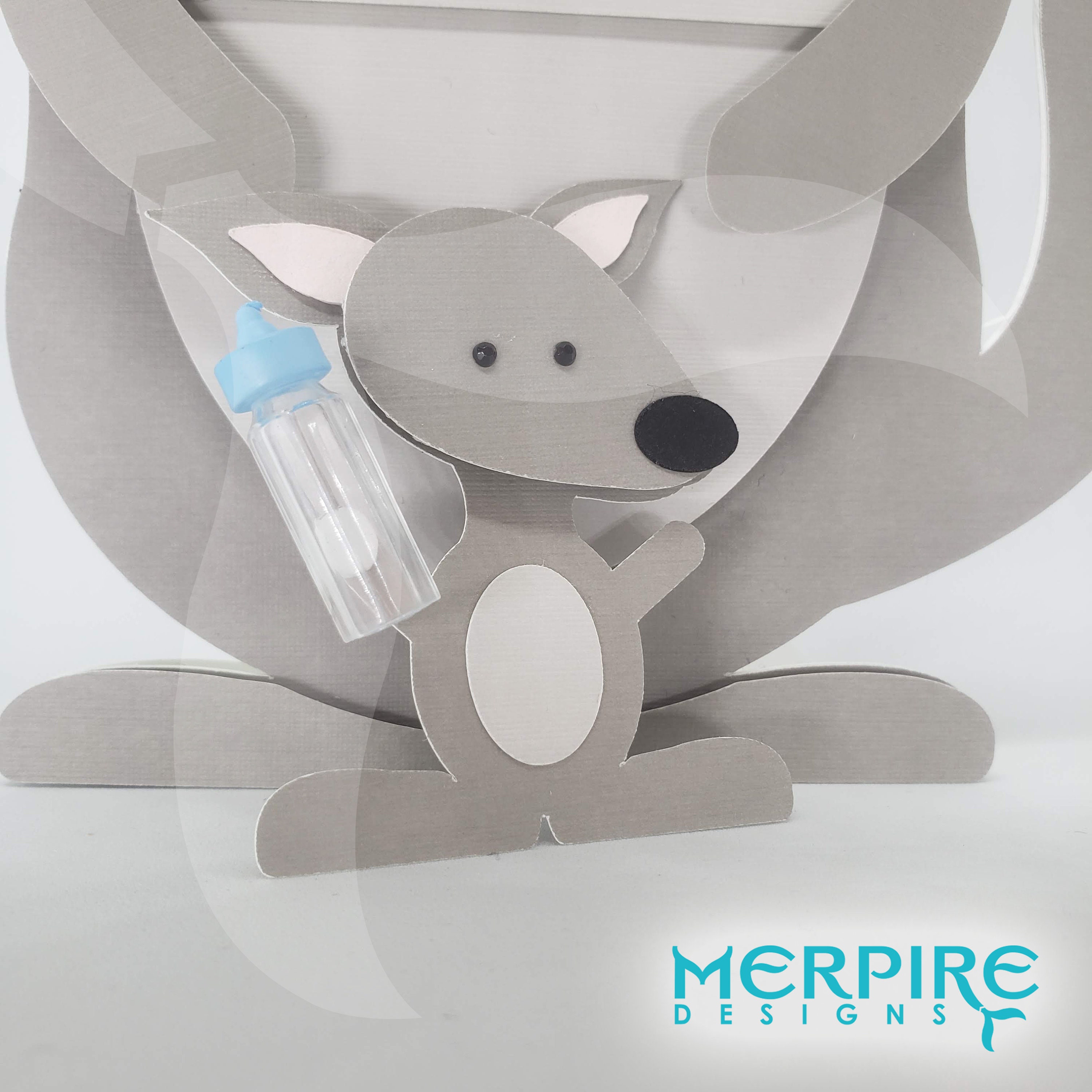 Kangaroo Card Cut File Svg Eps Dxf Formats - Etsy