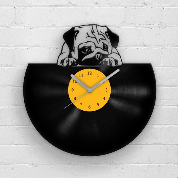 Pug Clock - Etsy