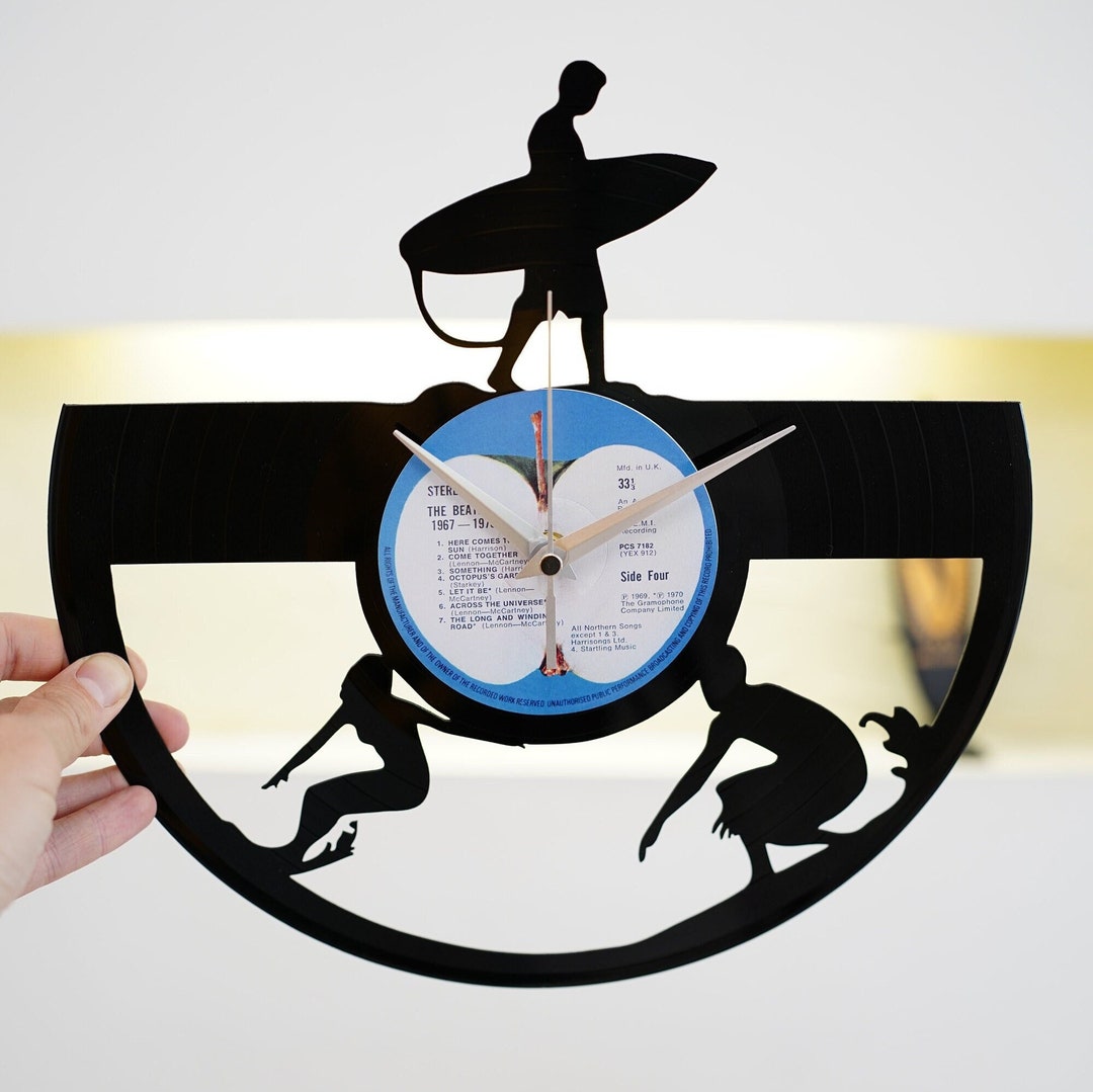 Vinyl Clock for Surfers Surfing Wall Art Gift for Surfer - Etsy