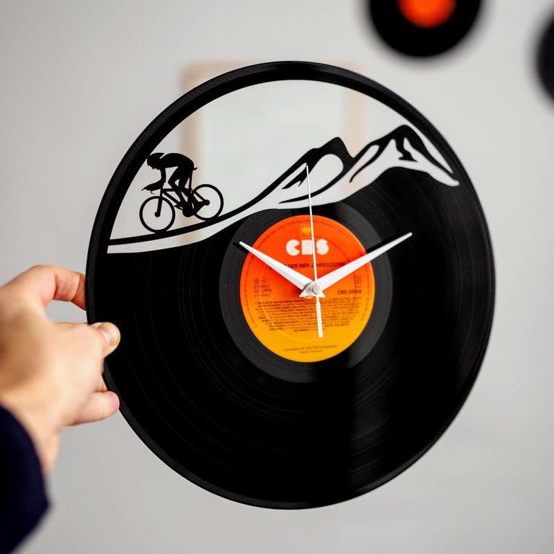 Bicycle Wall Clock - Etsy